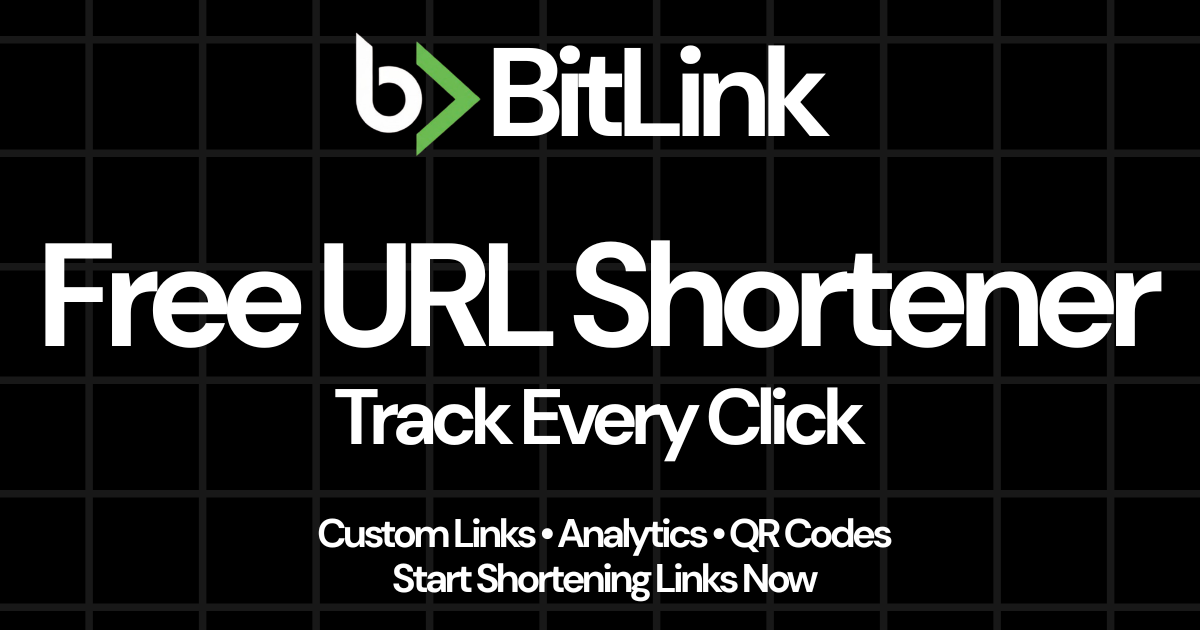 BitLink – Free URL Shortener with Analytics & Custom Links